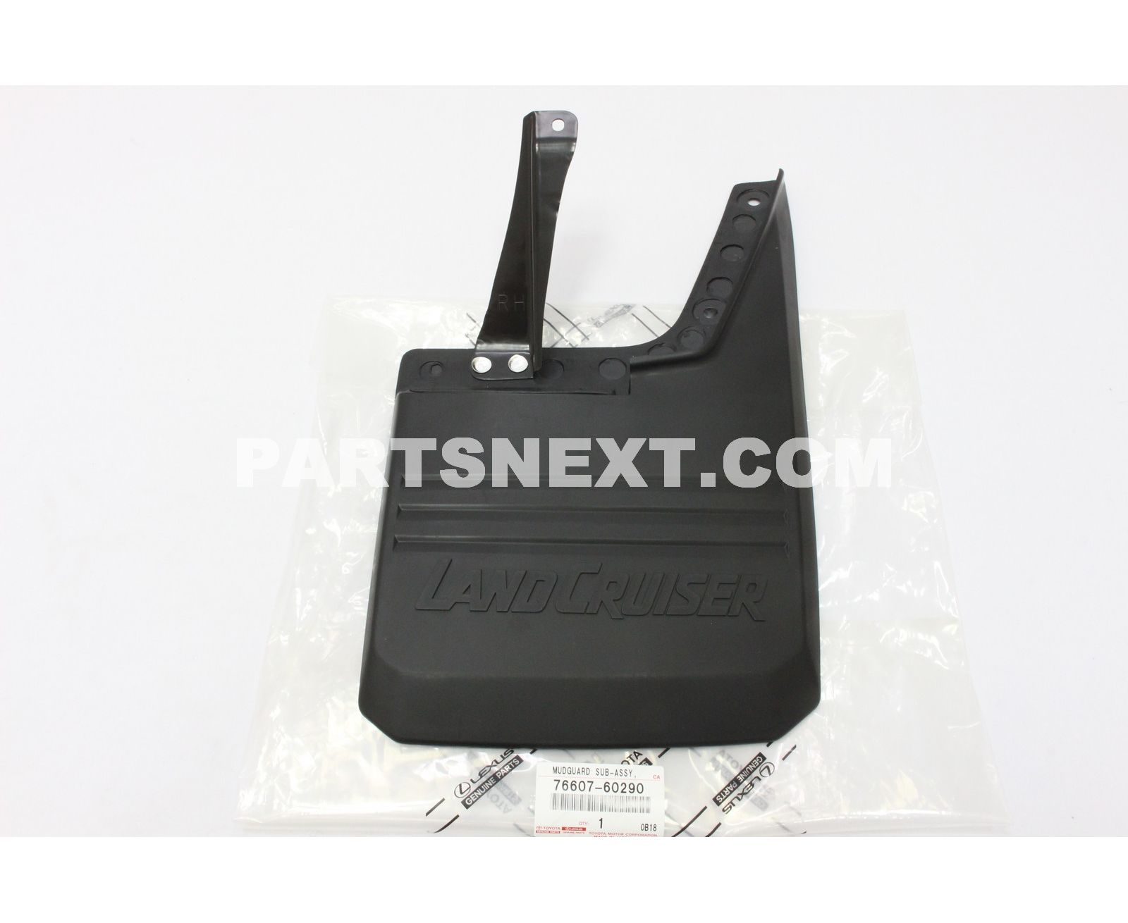 Toyota :: 76607-60290 MUDGUARD SUB-ASSY, QUARTER PANEL, REAR RH