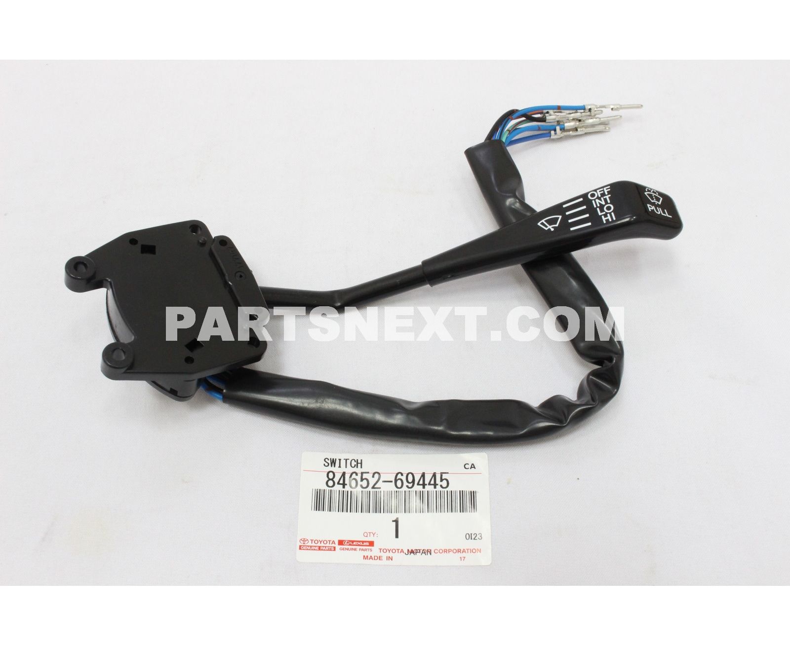 Toyota :: 84652-69445 SWITCH ASSY, WINDSHIELD WIPER