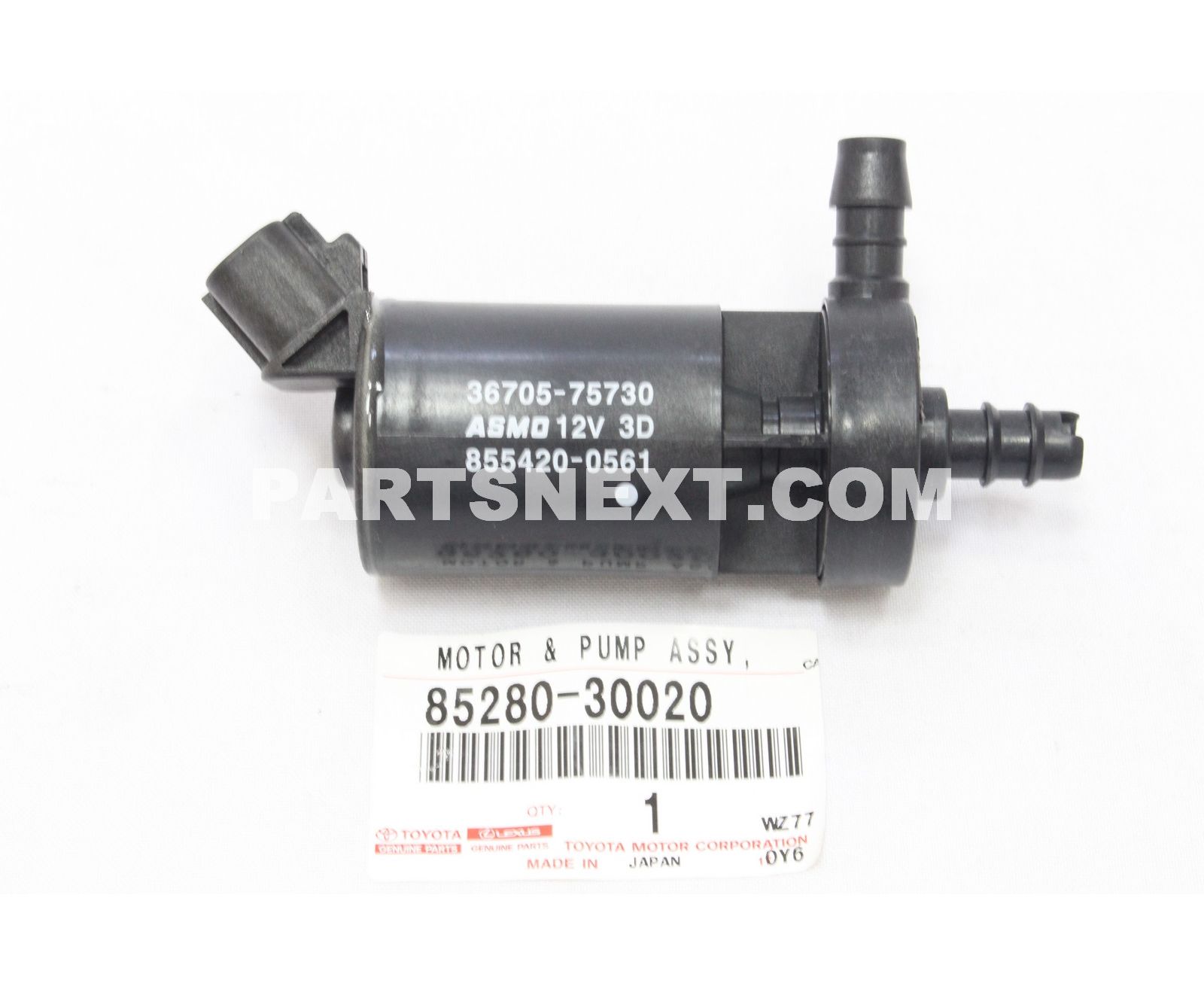 Toyota :: 85280-30020 MOTOR AND PUMP ASSY, HEADLAMP CLEANER