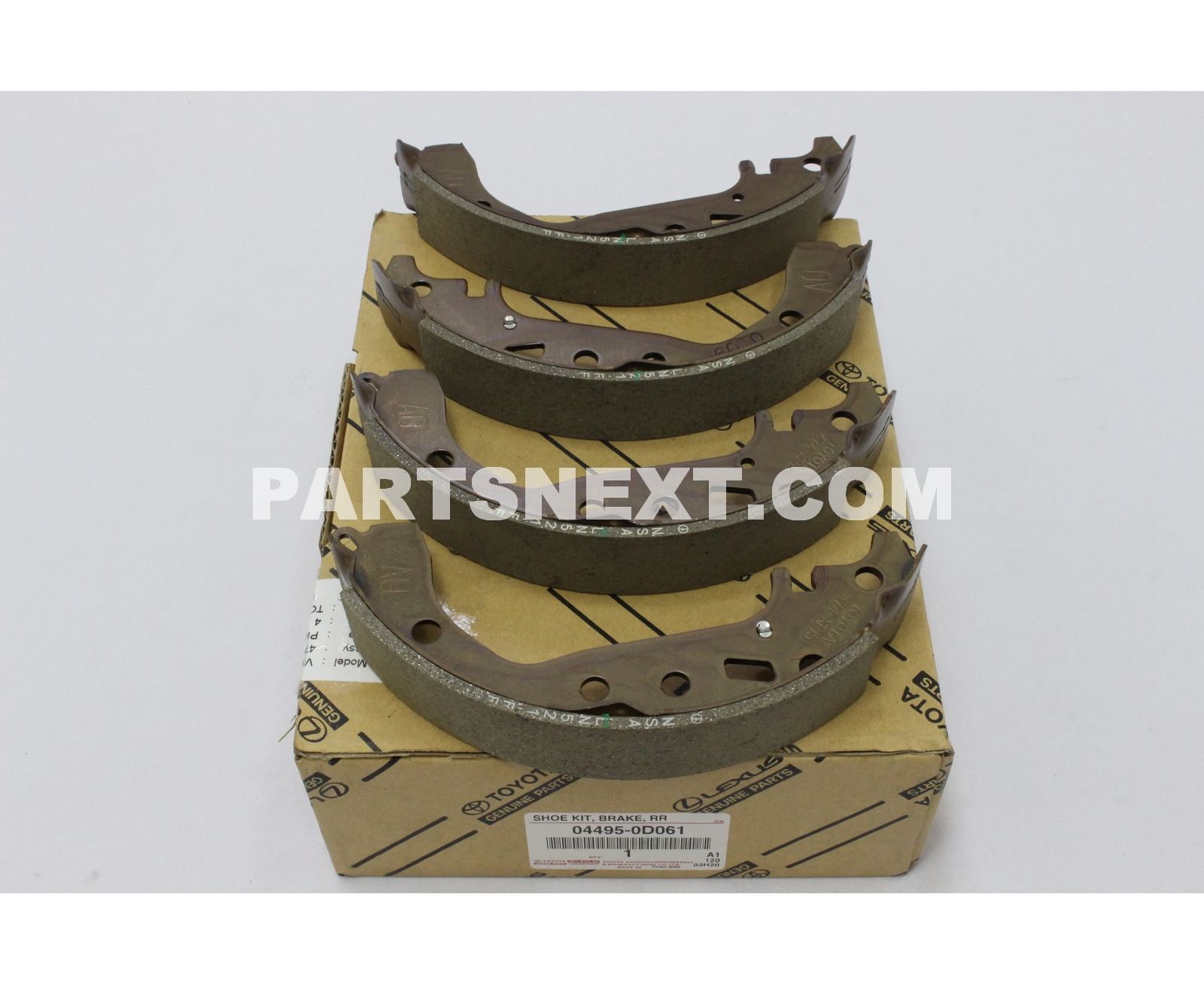 Toyota :: 04495-0D061 SHOE KIT, BRAKE, RR