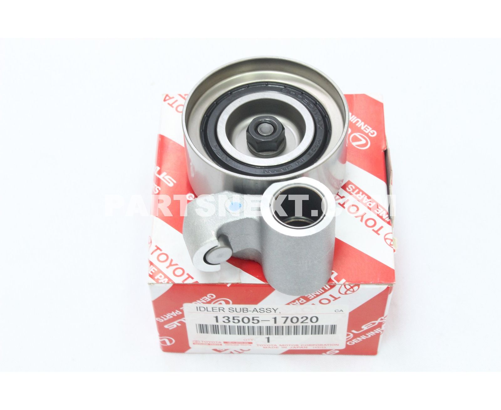Toyota :: 13505-17020 IDLER SUB-ASSY, TIMING BELT, NO.1