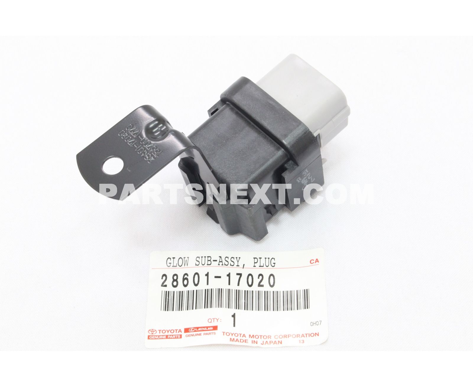 Toyota :: 28601-17020 RELAY ASSY, GLOW PLUG(SUB)