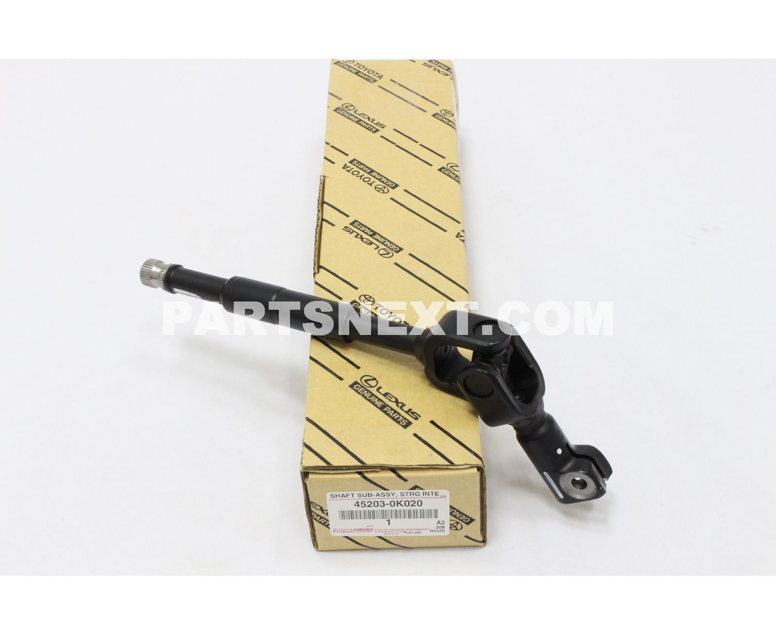 Toyota :: 45203-0K020 SHAFT SUB-ASSY, STEERING INTERMEDIATE, NO.2