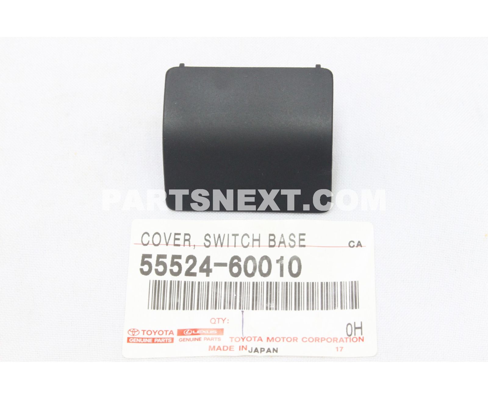 Toyota :: 55524-60010 COVER, SWITCH BACE HOLE