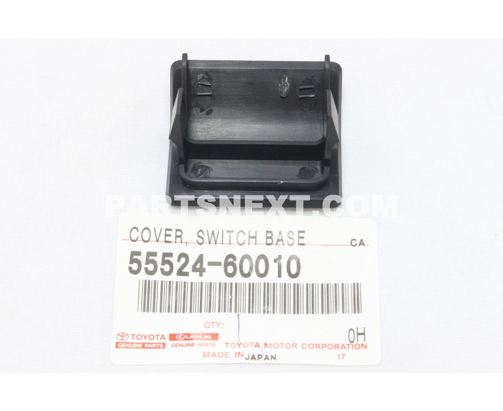 Toyota :: 55524-60010 COVER, SWITCH BACE HOLE