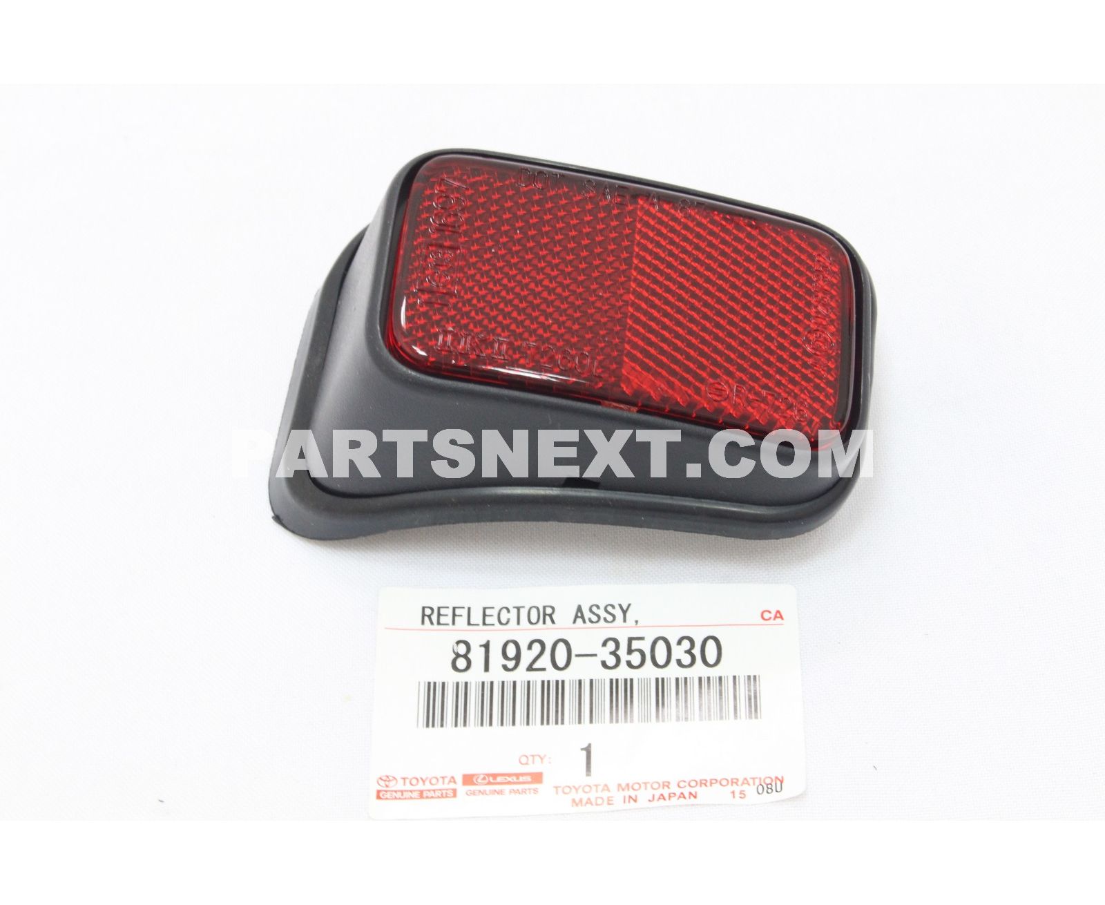 Toyota :: 81920-35030 REFLECTOR ASSY, REFLEX, LH