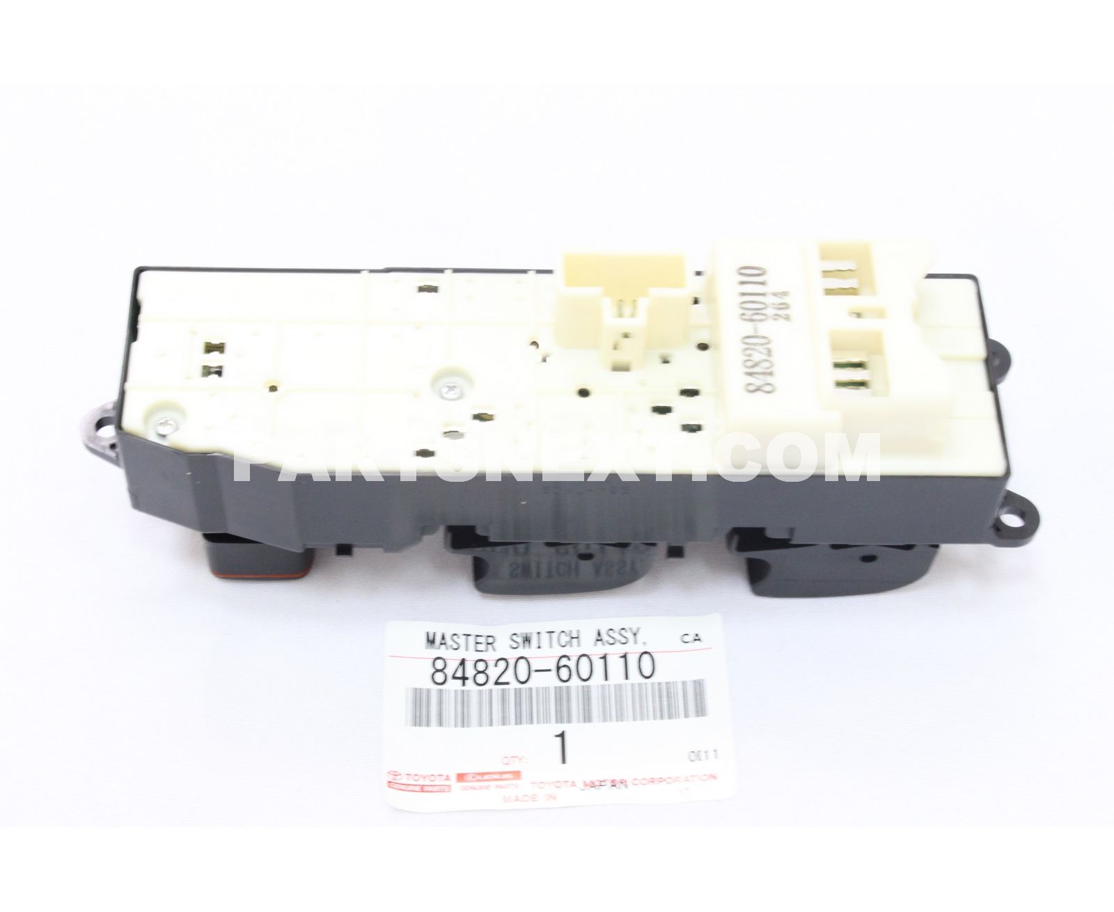 Toyota :: 84820-60110 MASTER SWITCH ASSY, POWER WINDOW REGULATOR