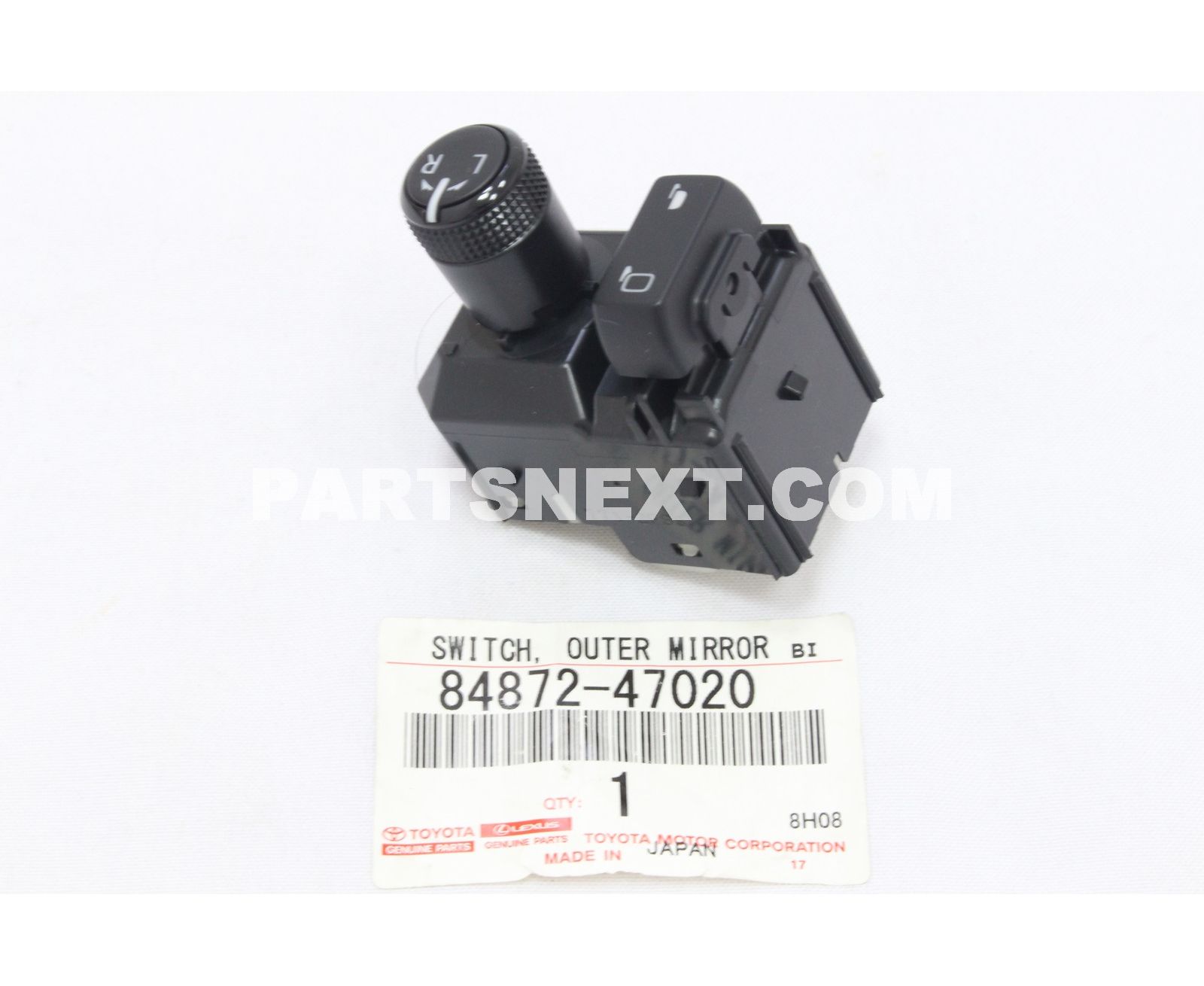 Toyota :: 84872-47020 SWITCH OUTER MIRROR