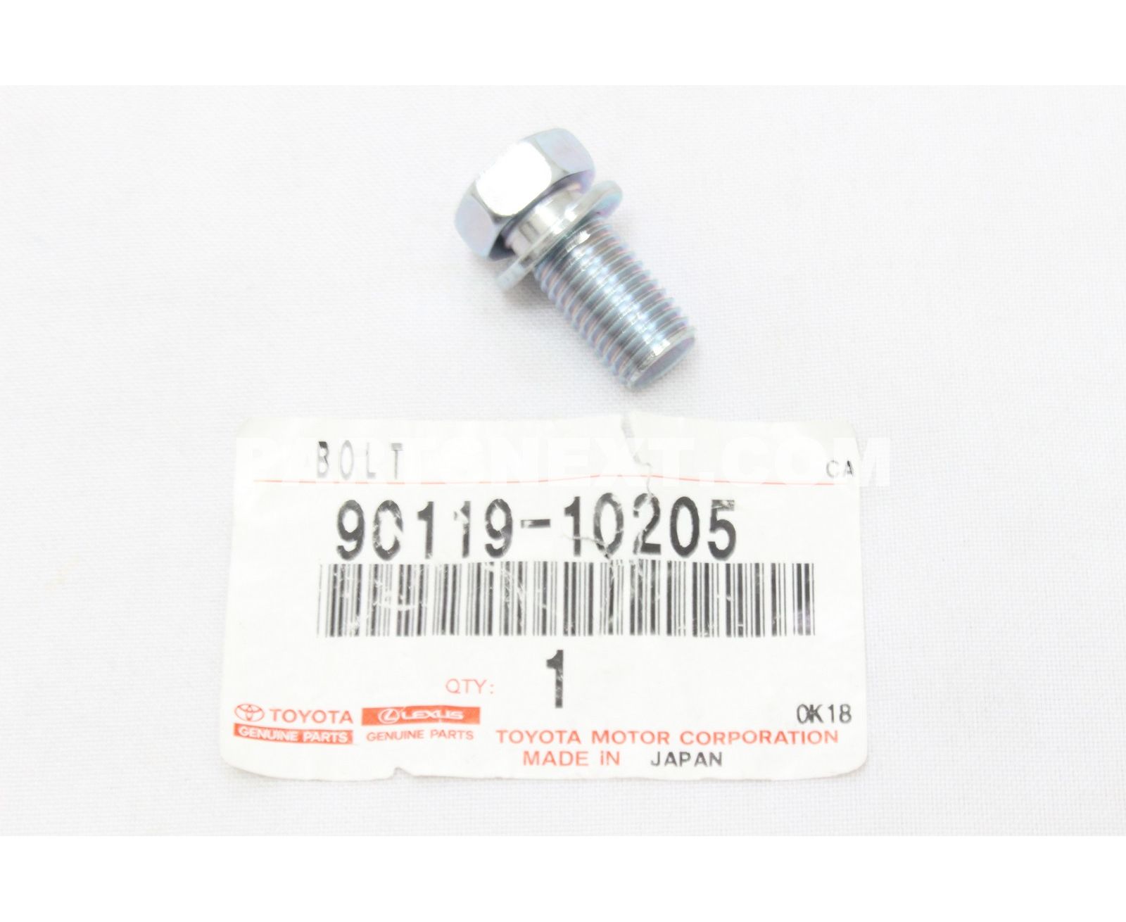 Toyota :: 90119-10205 BOLT