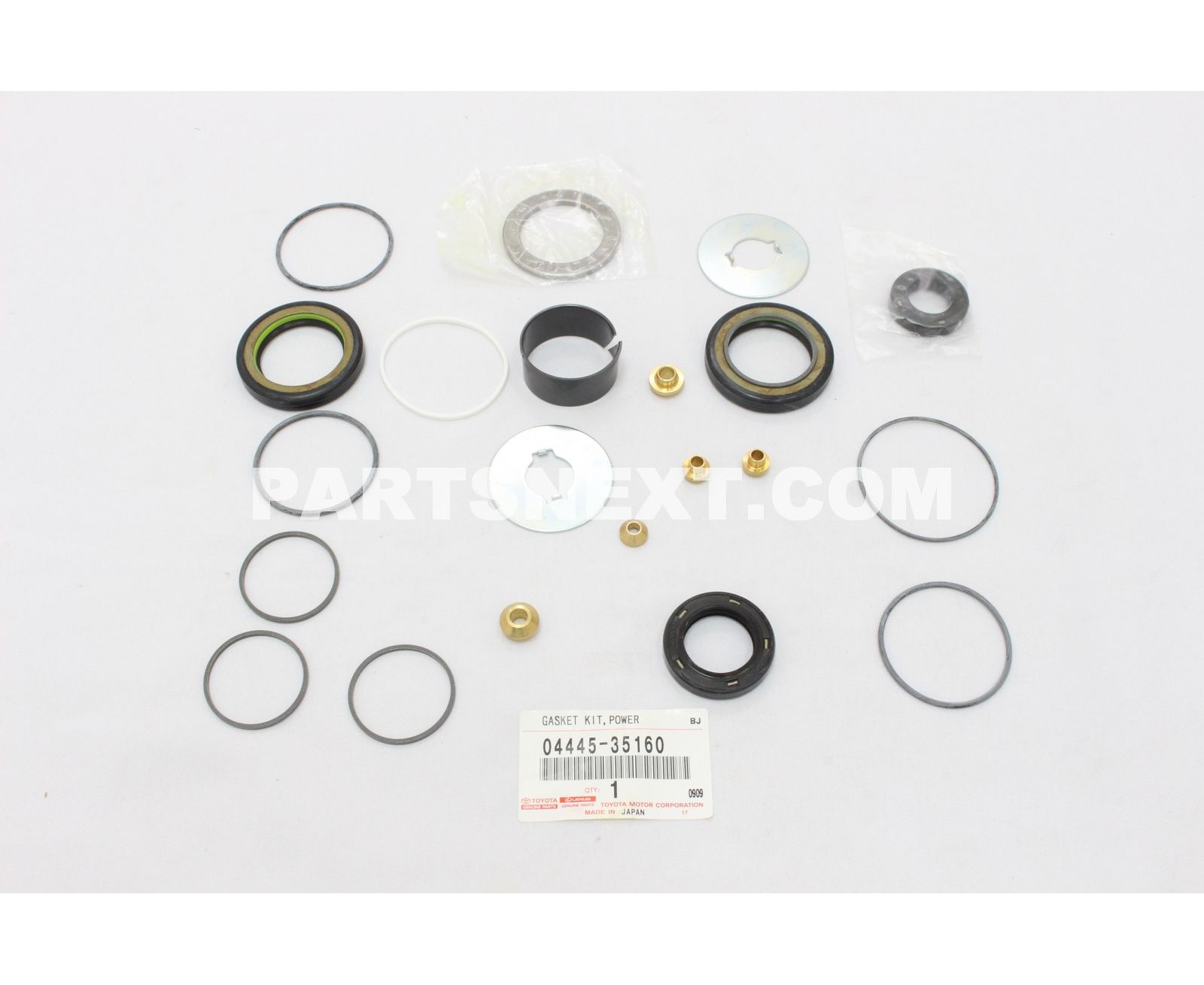 Toyota :: 04445-35160 GASKET KIT, POWER STEERING GEAR(FOR RACK & PINION)