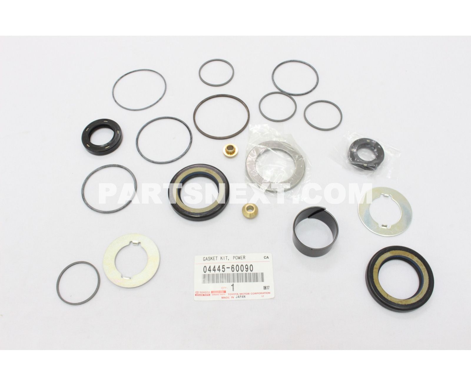 Toyota :: 04445-60090 GASKET KIT, POWER STEERING GEAR(FOR RACK & PINION)