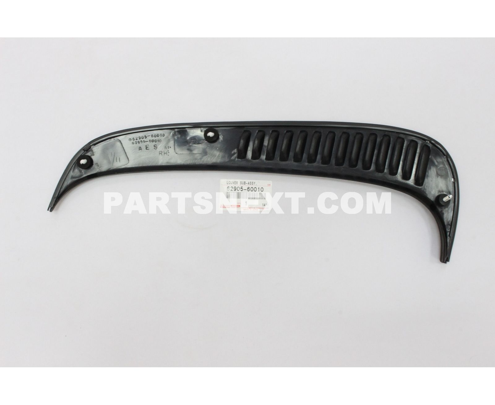 Toyota :: 62905-60010 LOUVER, QUATER VENTILATION, RH