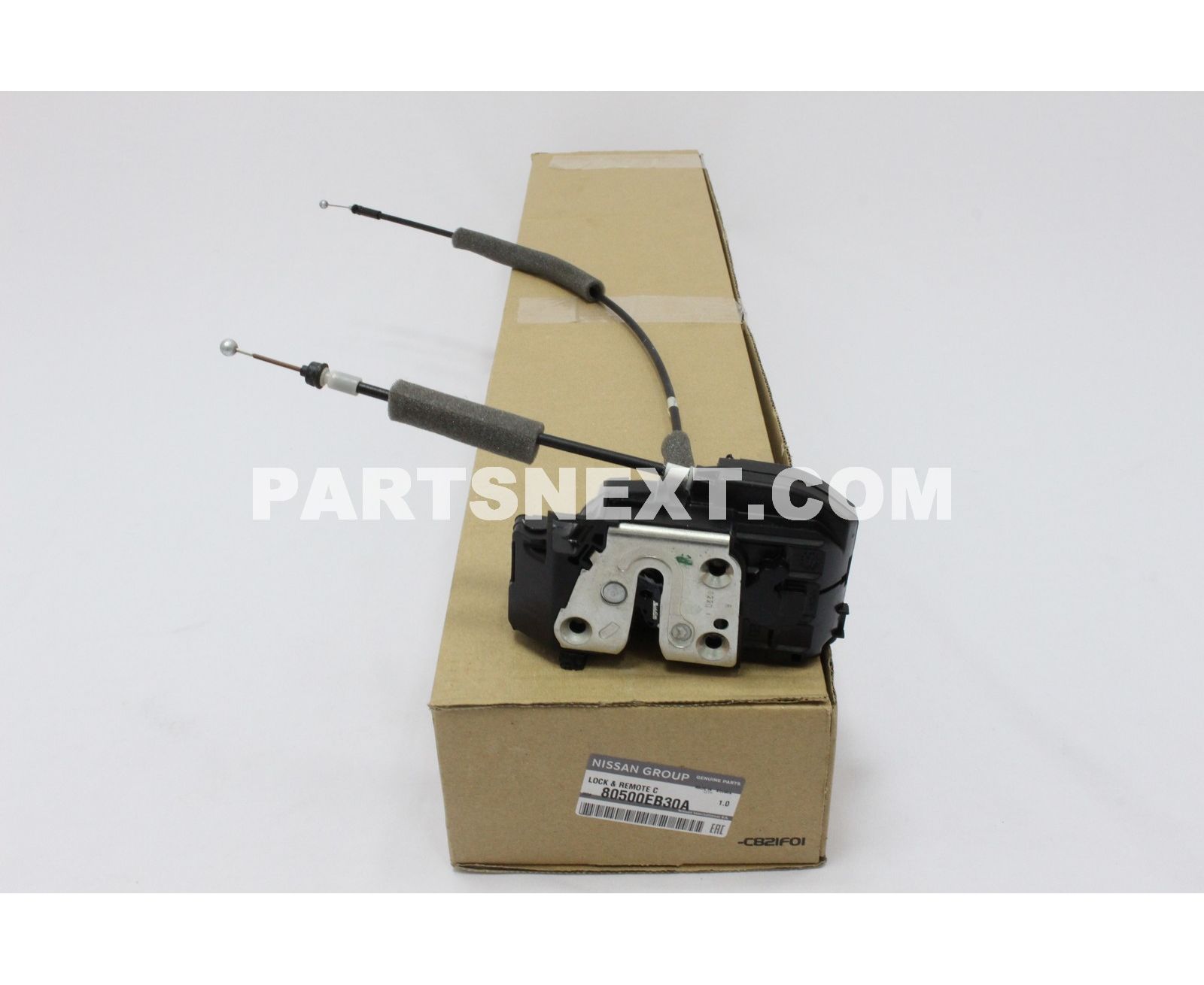 Nissan :: 80500-EB30A LOCK & REMOTE CONTROL ASSY-FRONT DOOR,RH