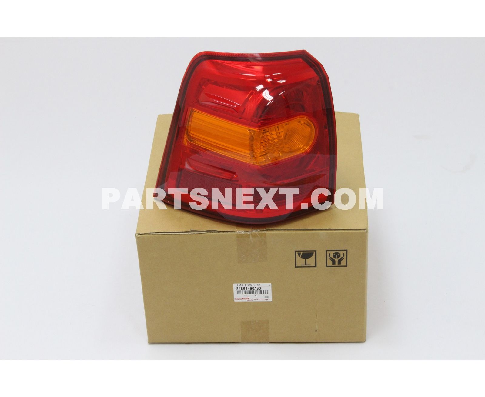 Toyota :: 81561-60A60 LENS & BODY, REAR COMBINATION LAMP, LH