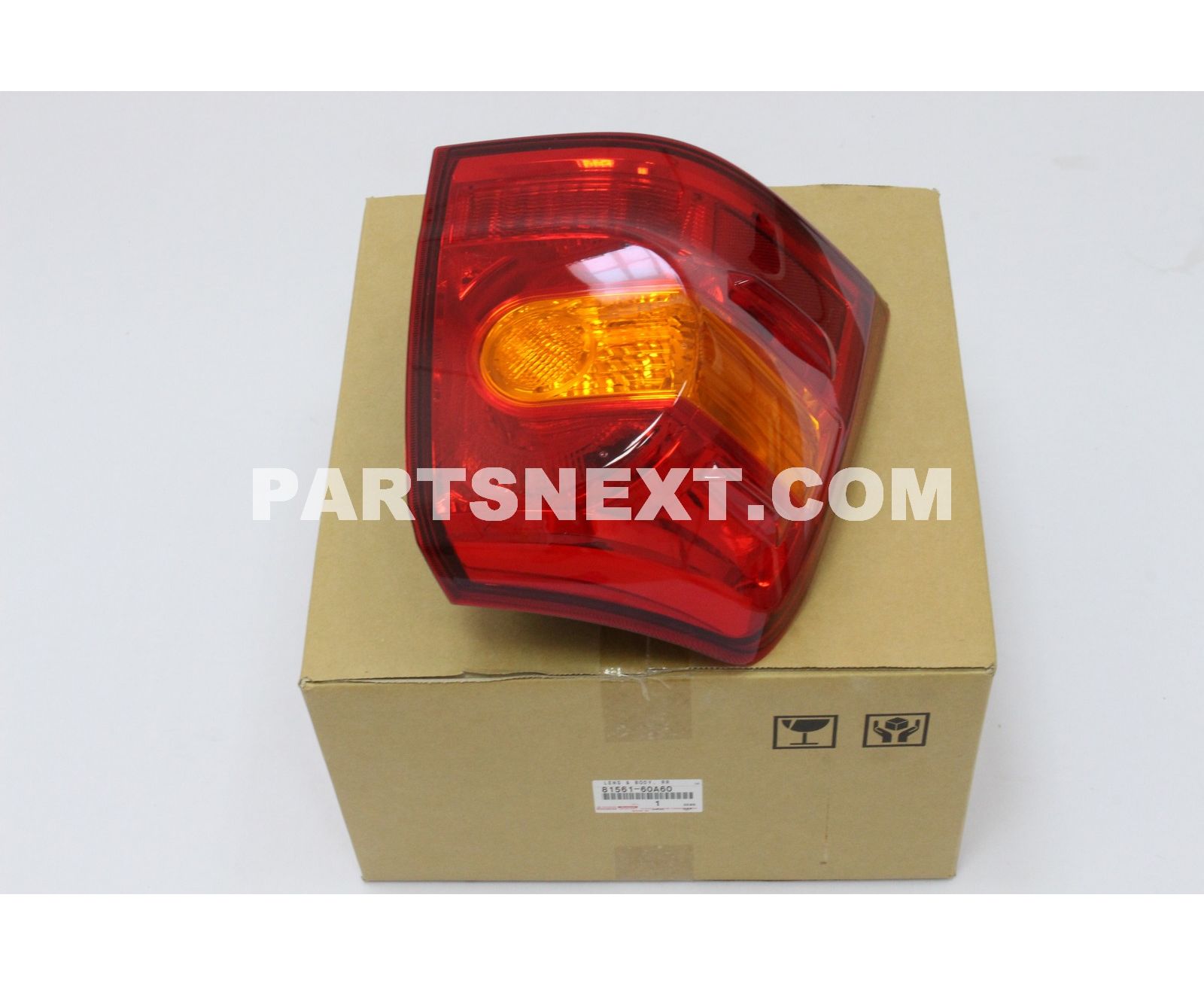 Toyota :: 81561-60A60 LENS & BODY, REAR COMBINATION LAMP, LH