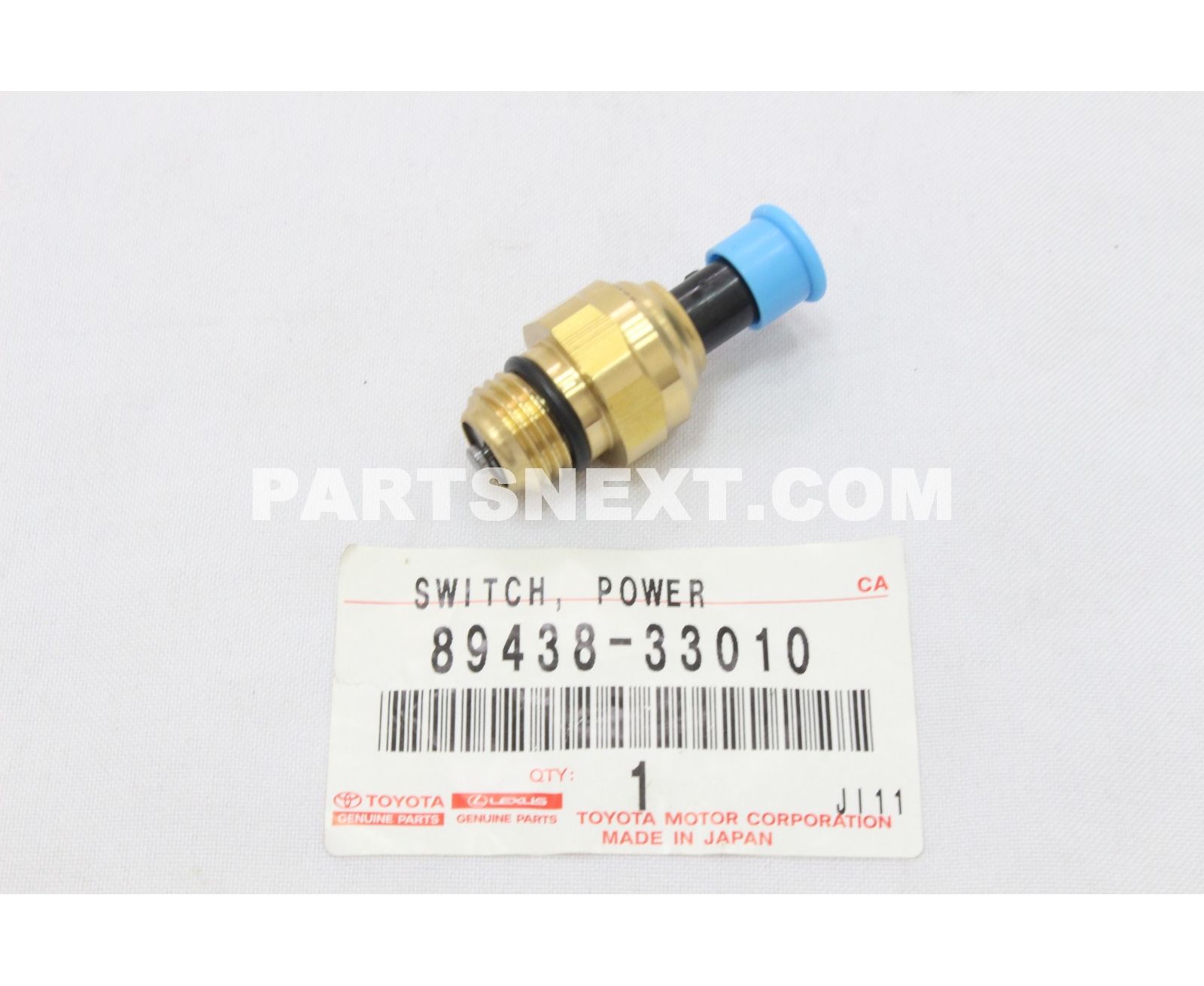 Toyota :: 89438-33010 SWITCH, POWER STEERING OIL PRESSURE