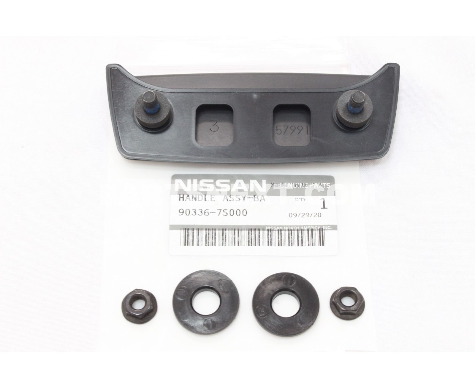 Nissan :: 90336-7S000 HANDLE ASSY-BACK DOOR HATCH