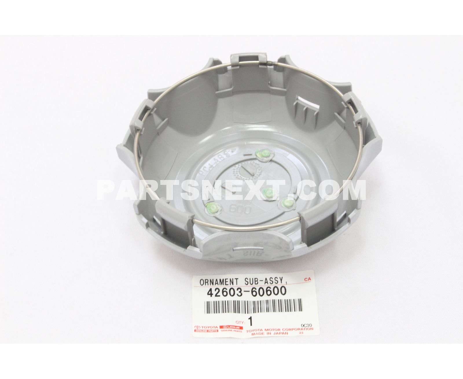 Toyota :: 42603-60600 ORNAMENT SUB-ASSY, WHEEL HUB(FOR FRONT)