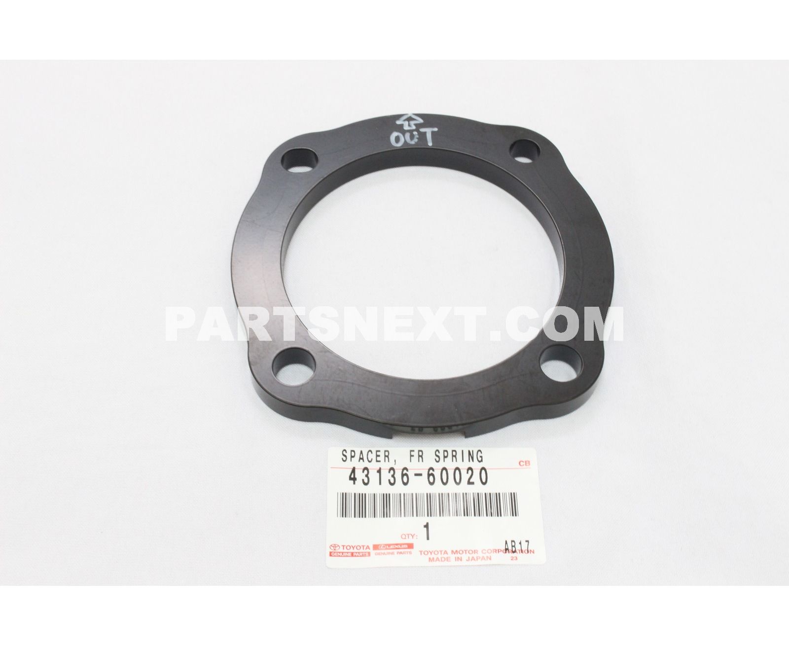 Toyota :: 43136-60020 SPACER, FR SPRING