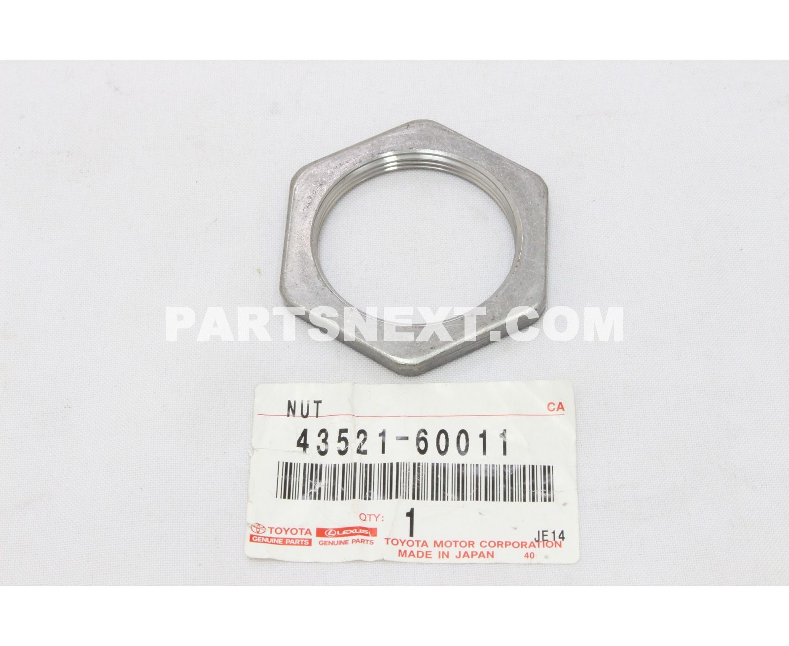 Toyota :: 43521-60011 NUT, FRONT WHEEL ADJUSTING, RH/LH