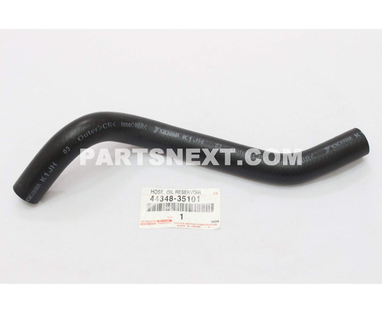 Toyota :: 44348-35101 HOSE OIL RESERVOIR