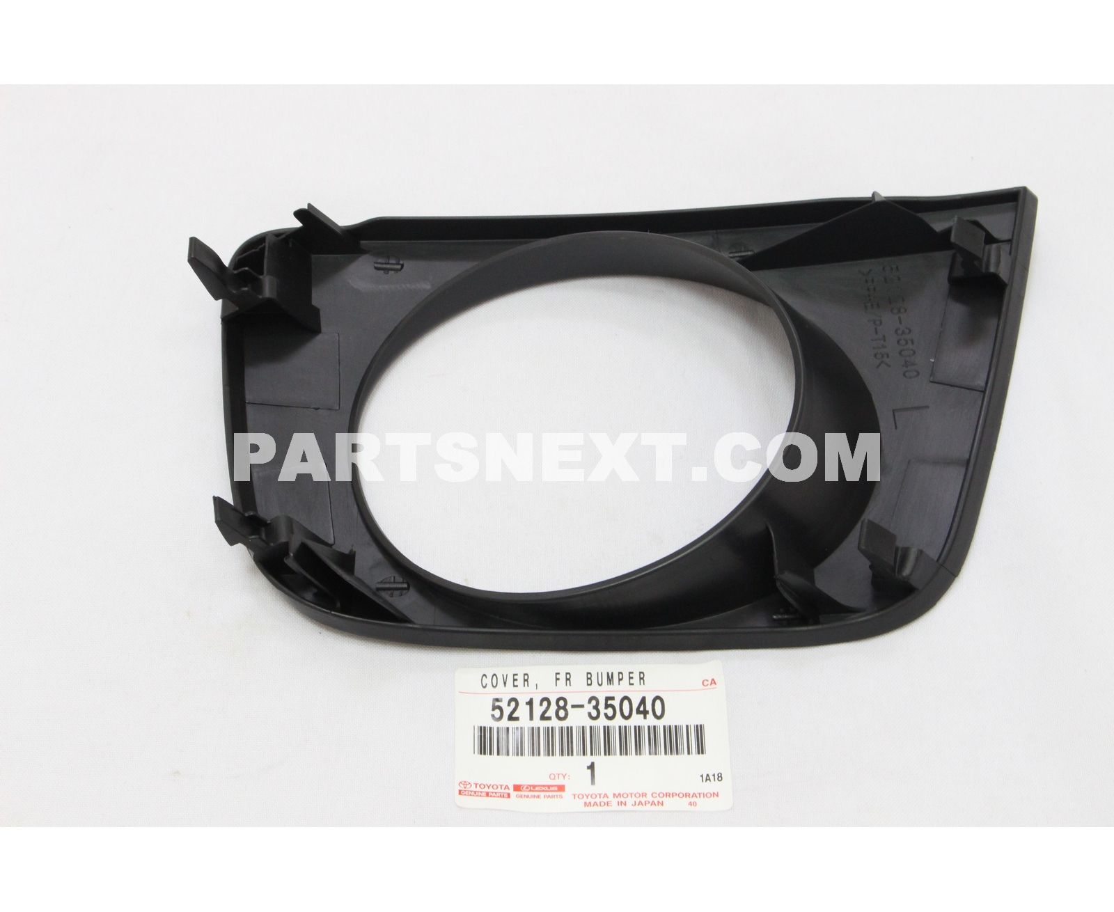 Toyota :: 52128-35040 COVER, FRONT BUMPER HOLE, LH