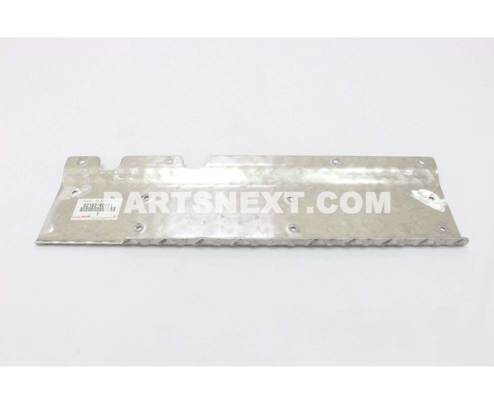 Toyota :: 52163-60081 PLATE, REAR BUMPER, RH