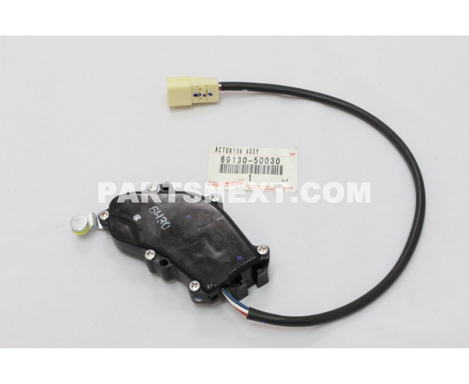 Toyota :: 69130-50030 ACTUATOR ASSY, REAR DOOR LOCK, RH