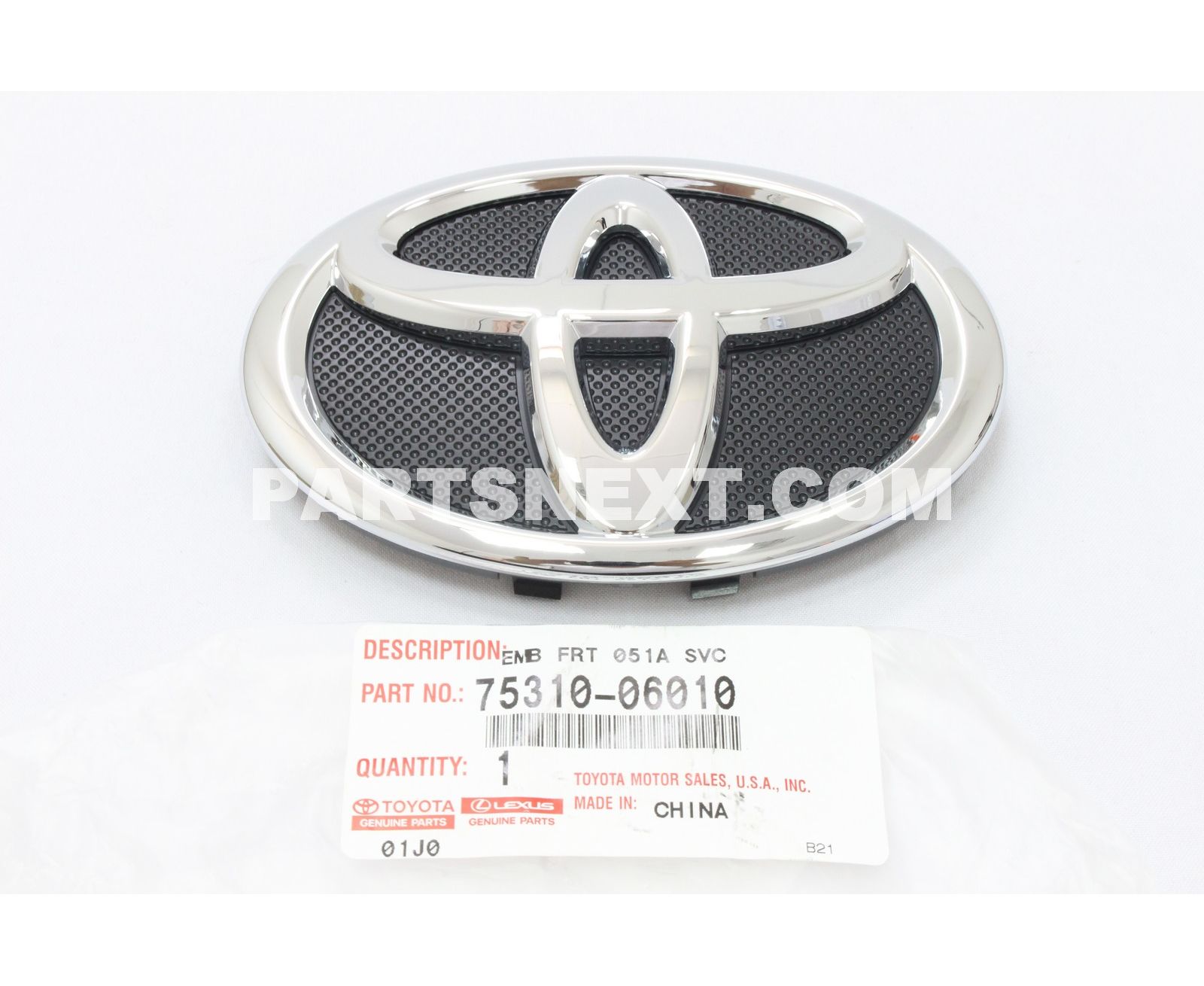 Toyota :: 75310-06010 EMBLEM ASSY, RADIATOR GRILLE