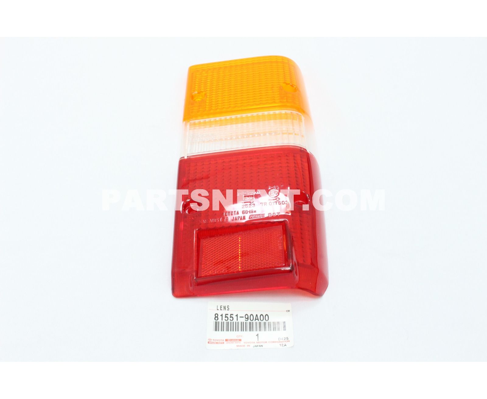 Toyota :: 81551-90A00 LENS, REAR COMBINATION LAMP, RH