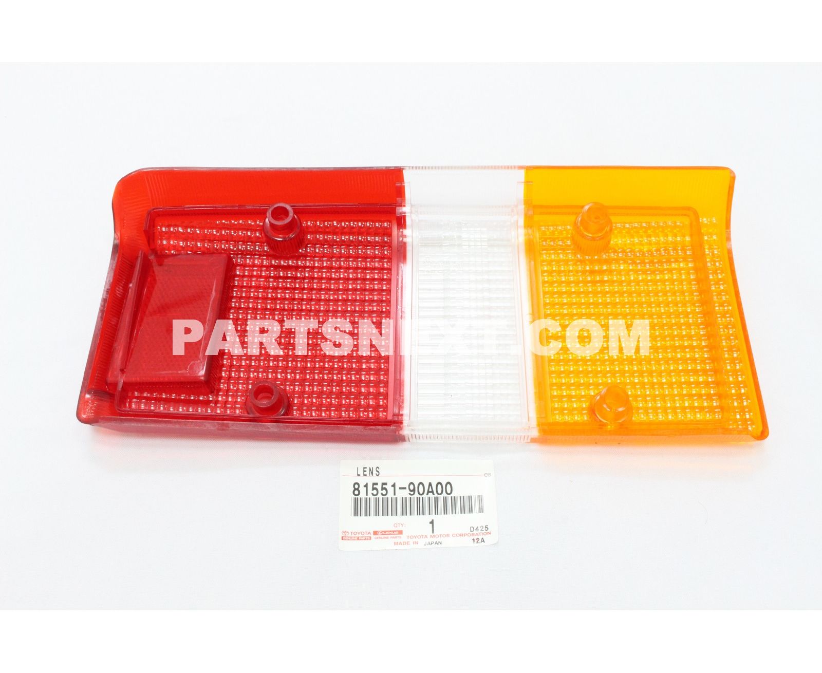 Toyota :: 81551-90A00 LENS, REAR COMBINATION LAMP, RH