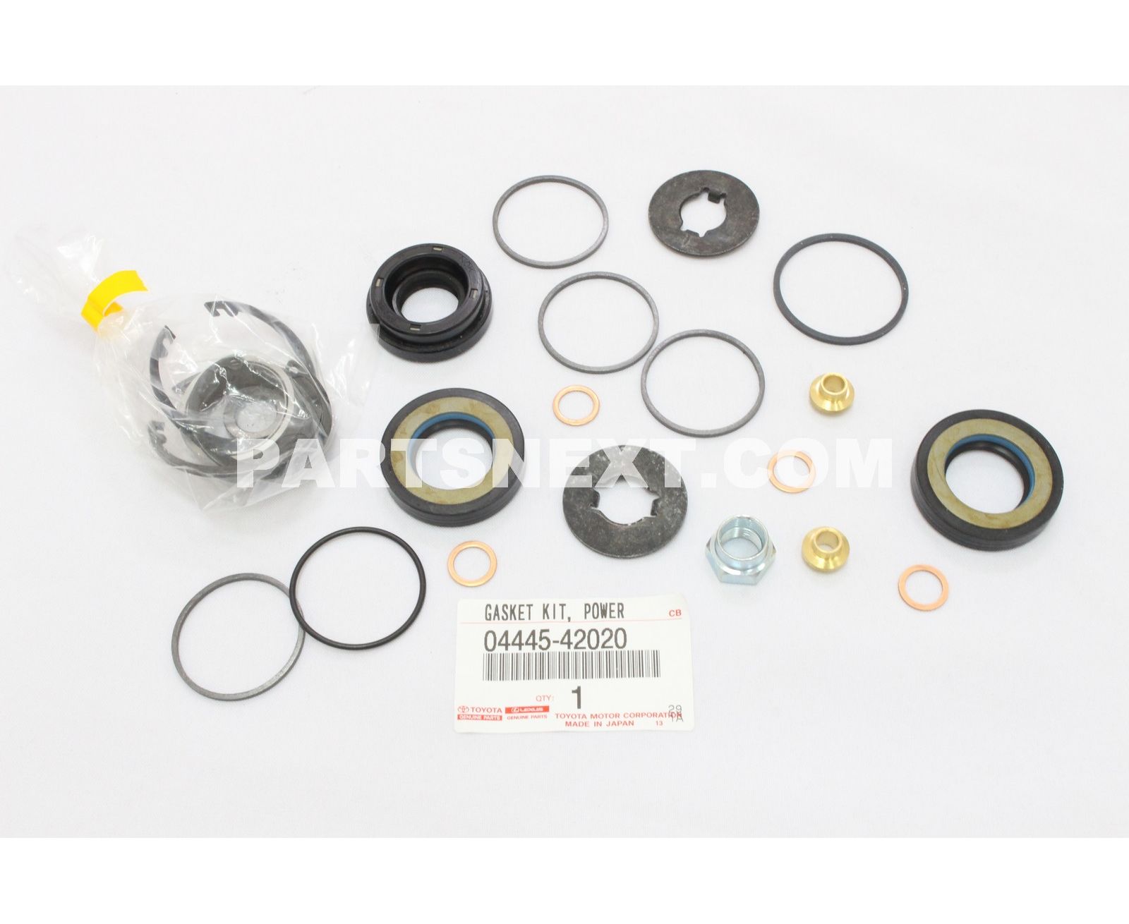 Toyota :: 04445-42020 GASKET KIT, POWER STEERING GEAR(FOR RACK & PINION)