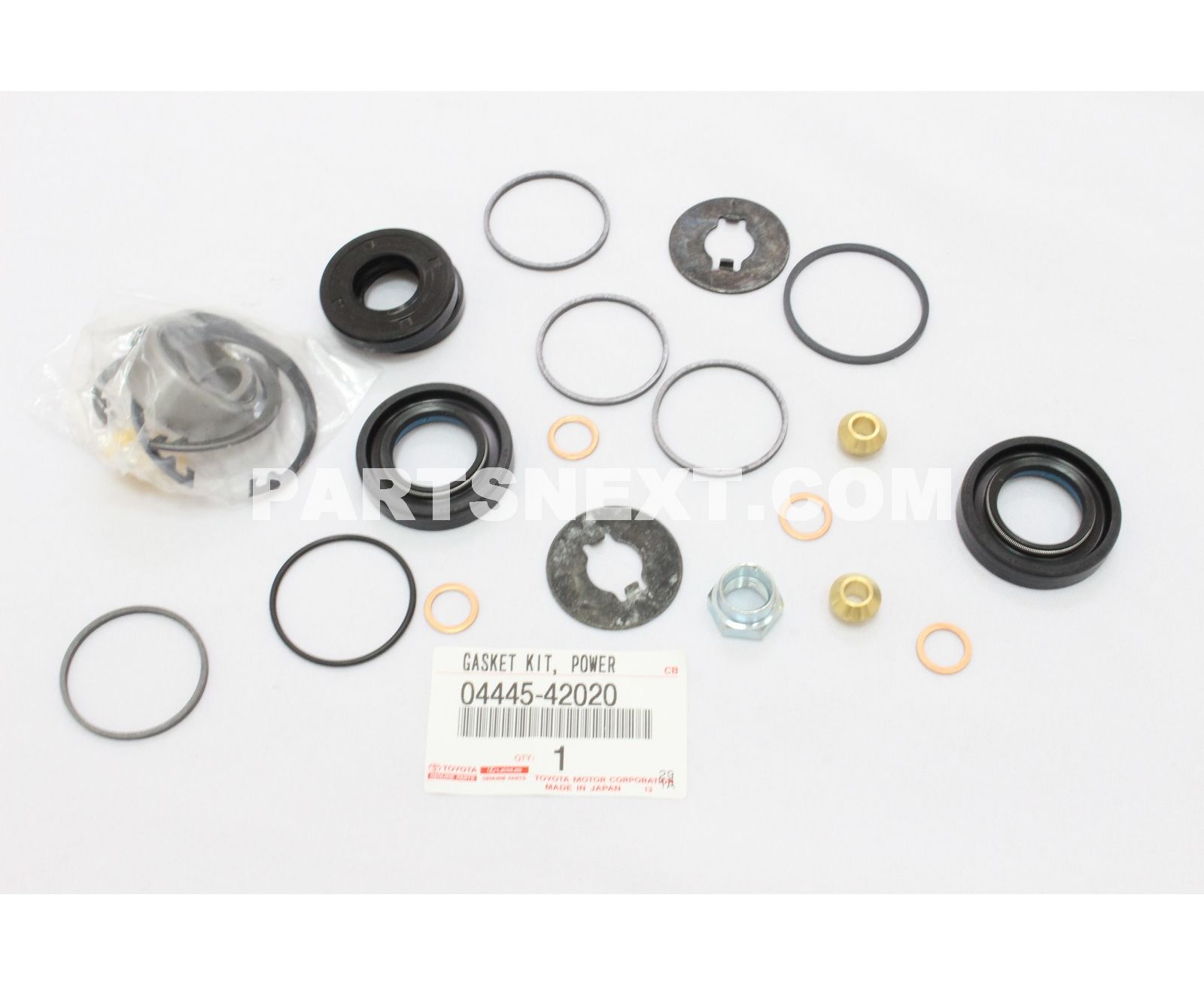 Toyota :: 04445-42020 GASKET KIT, POWER STEERING GEAR(FOR RACK & PINION)