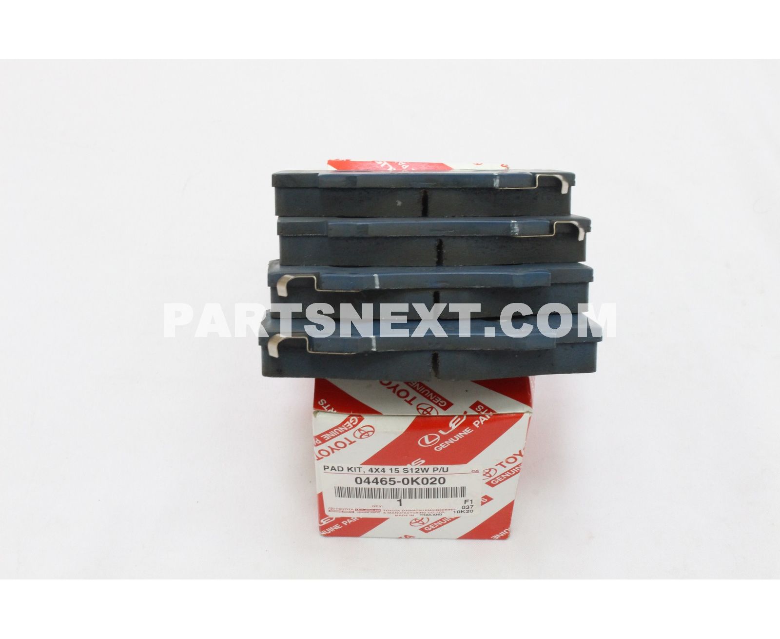 Toyota :: 04465-0K020 PAD KIT, DISC BRAKE, FRONT