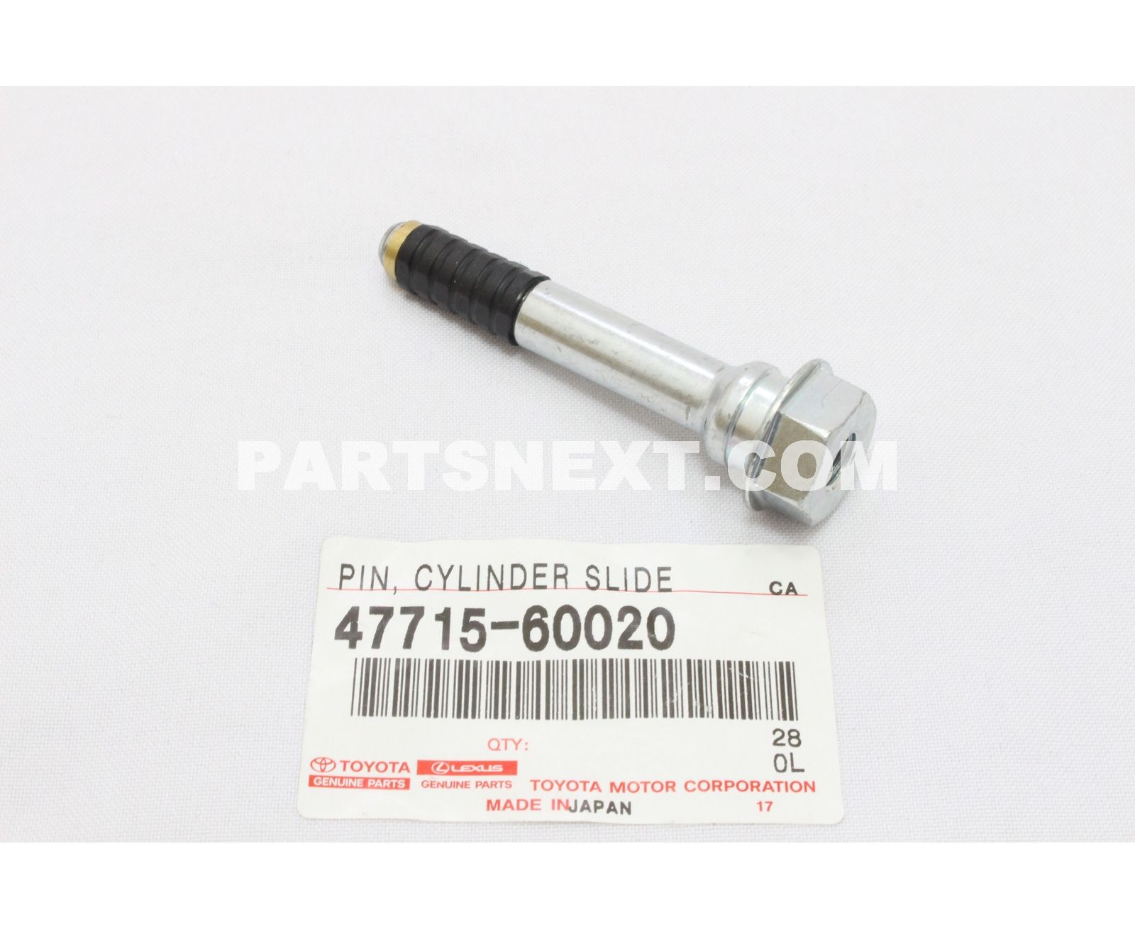 Toyota :: 47715-60020 PIN, CYLINDER SLIDE(FOR REAR DISC BRAKE)