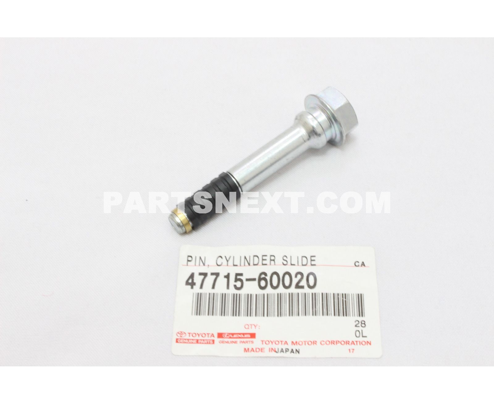 Toyota :: 47715-60020 PIN, CYLINDER SLIDE(FOR REAR DISC BRAKE)