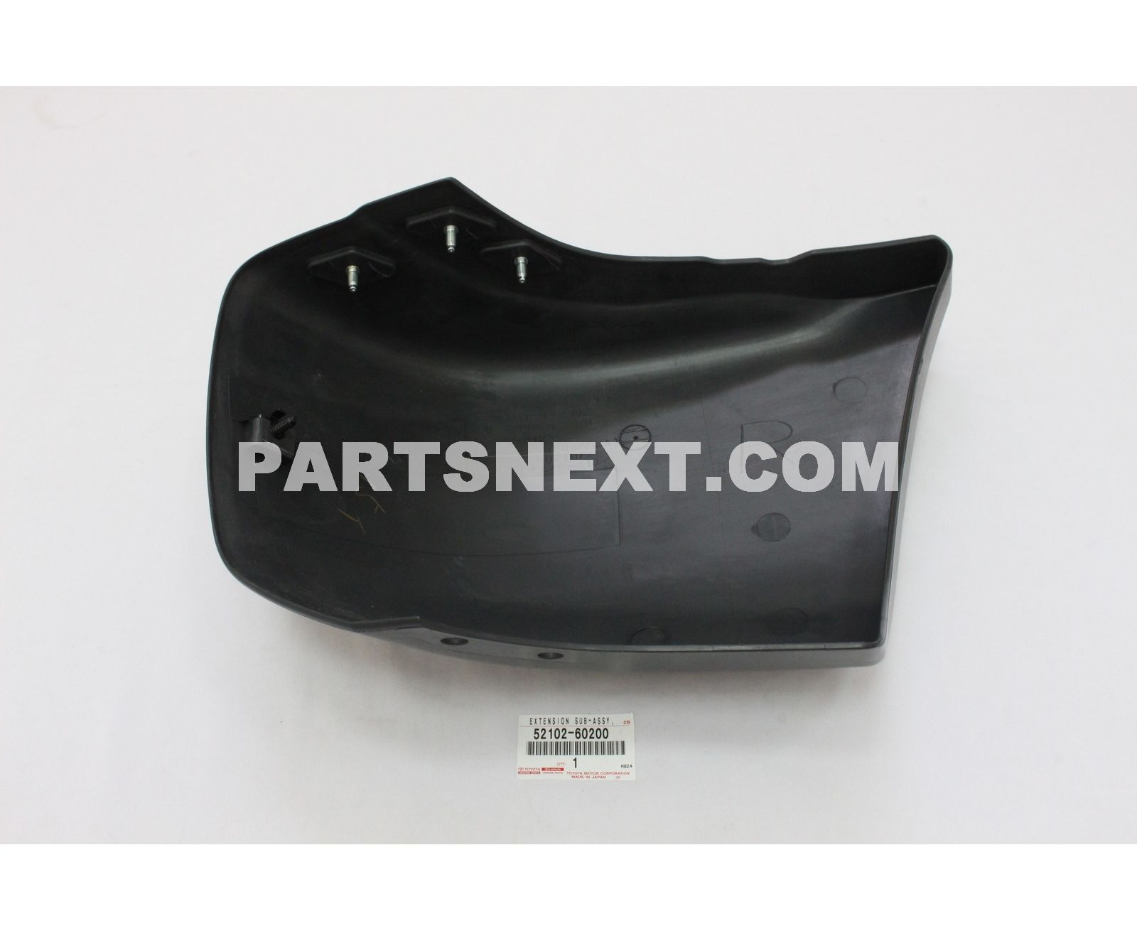 Toyota :: 52102-60200 EXTENSION, FRONT BUMPER, RH