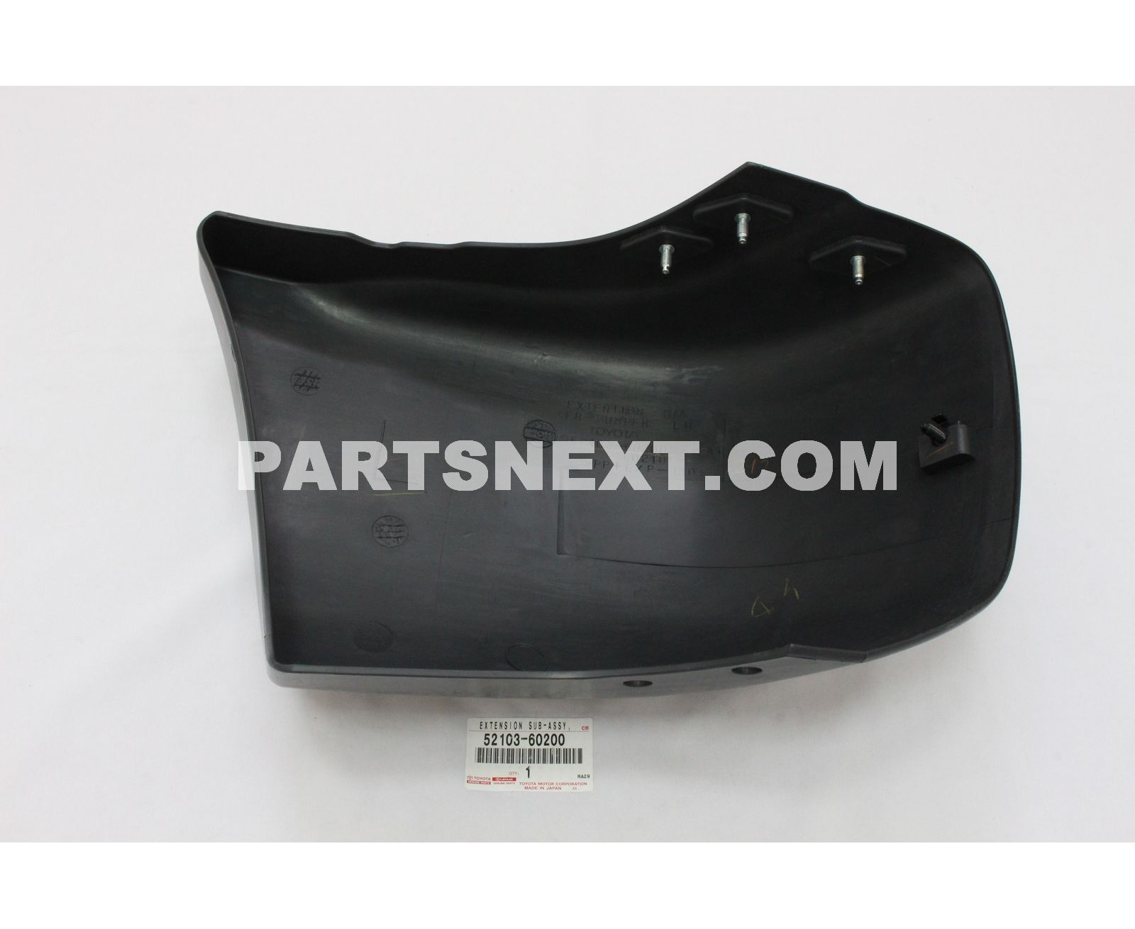 Toyota :: 52103-60200 EXTENSION, FRONT BUMPER, LH