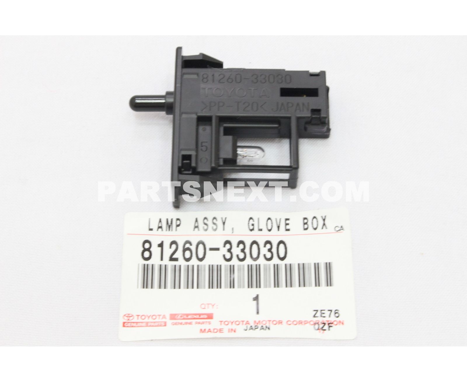 Toyota :: 81260-33030 LAMP ASSY, GLOVE BOX