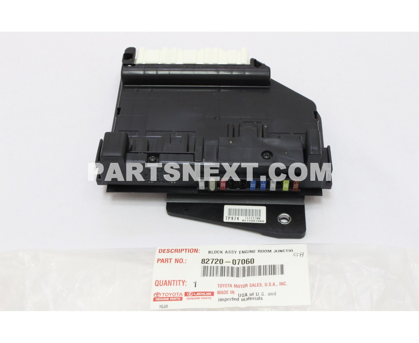 Toyota :: 82720-07060 BLOCK ASSY, ENGINE ROOM JUNCTION