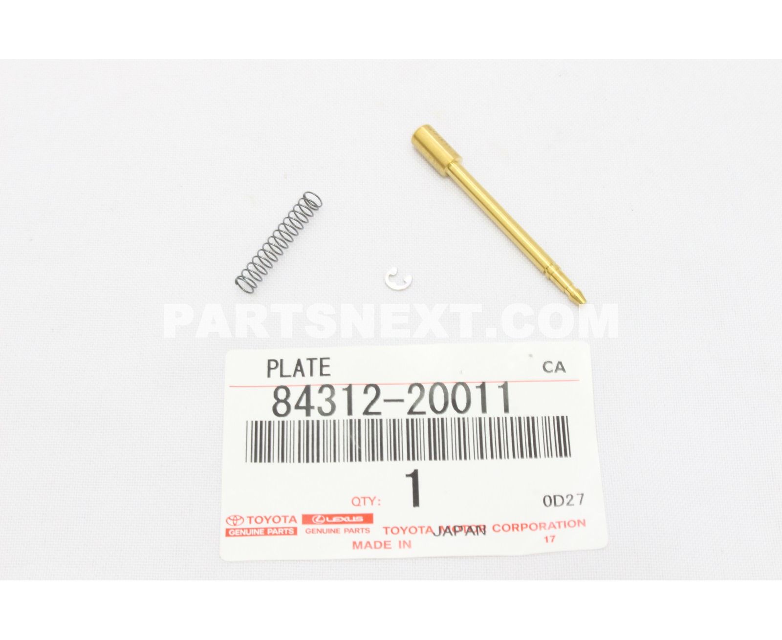 Toyota :: 84312-20011 PLATE, HORN CONTACT