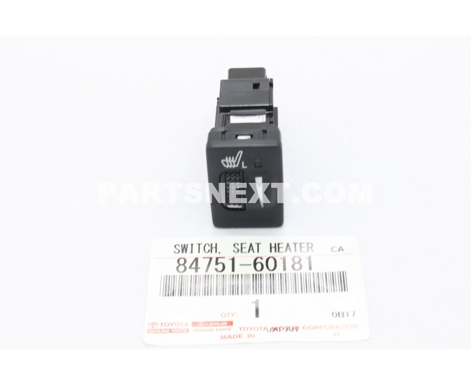 Toyota :: 84751-60181 SWITCH, SEAT HEATER