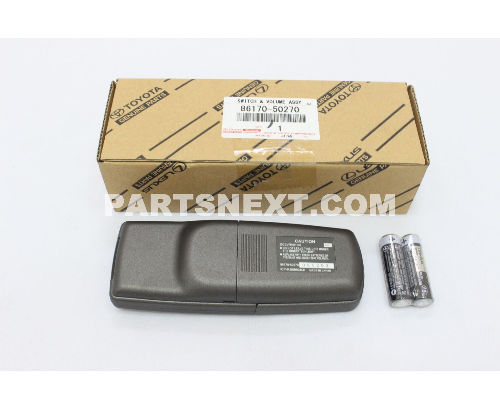 Toyota :: 86170-50270 SWITCH & VOLUME ASSY, TELEVISION