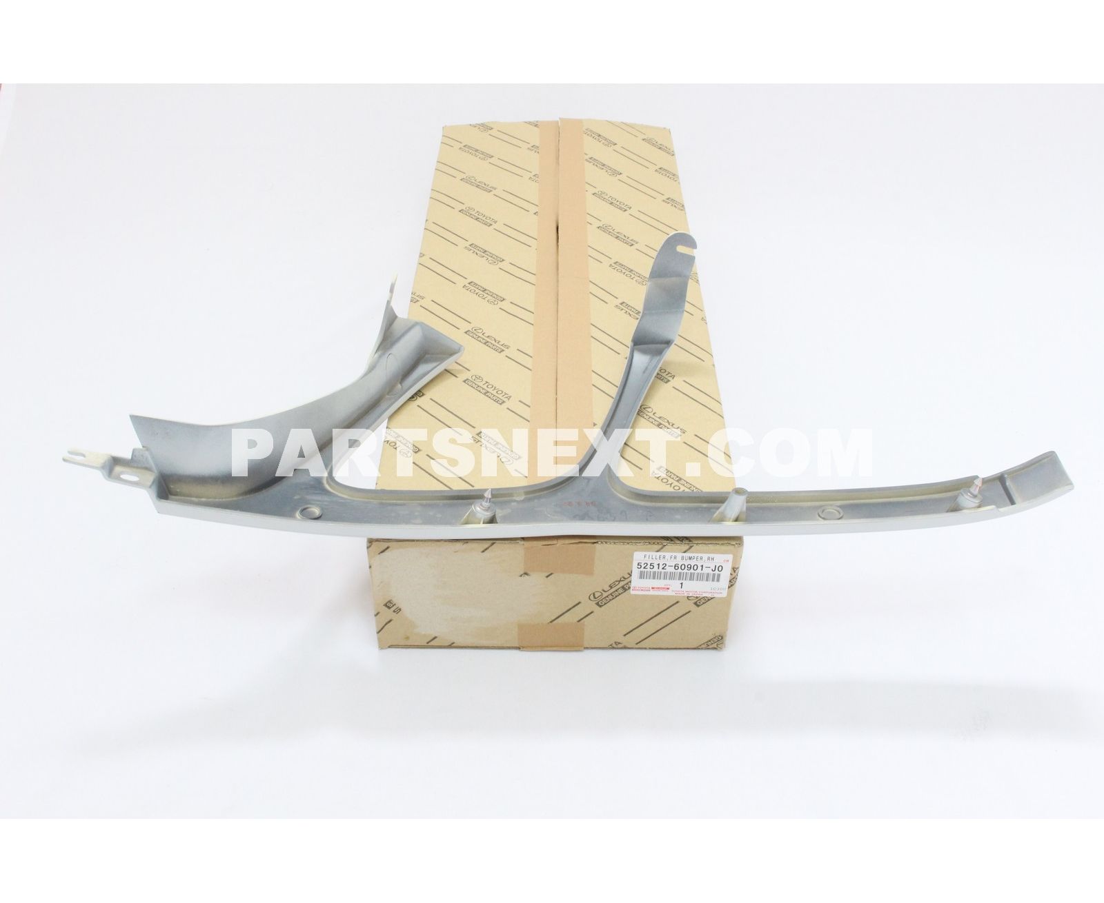 Toyota :: 52512-60901-J0 FILLER, FRONT BUMPER, RH