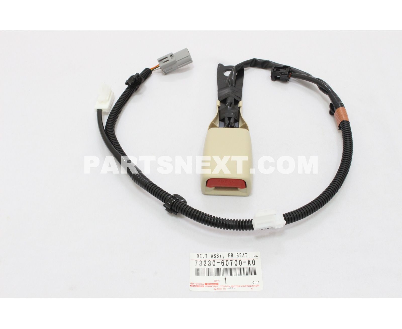 Toyota :: 73230-60700-A0 BELT ASSY FR SEAT