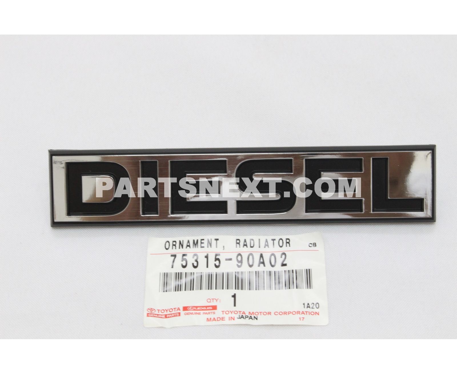 Toyota :: 75315-90A02 ORNAMENT, RADIATOR GRILLE