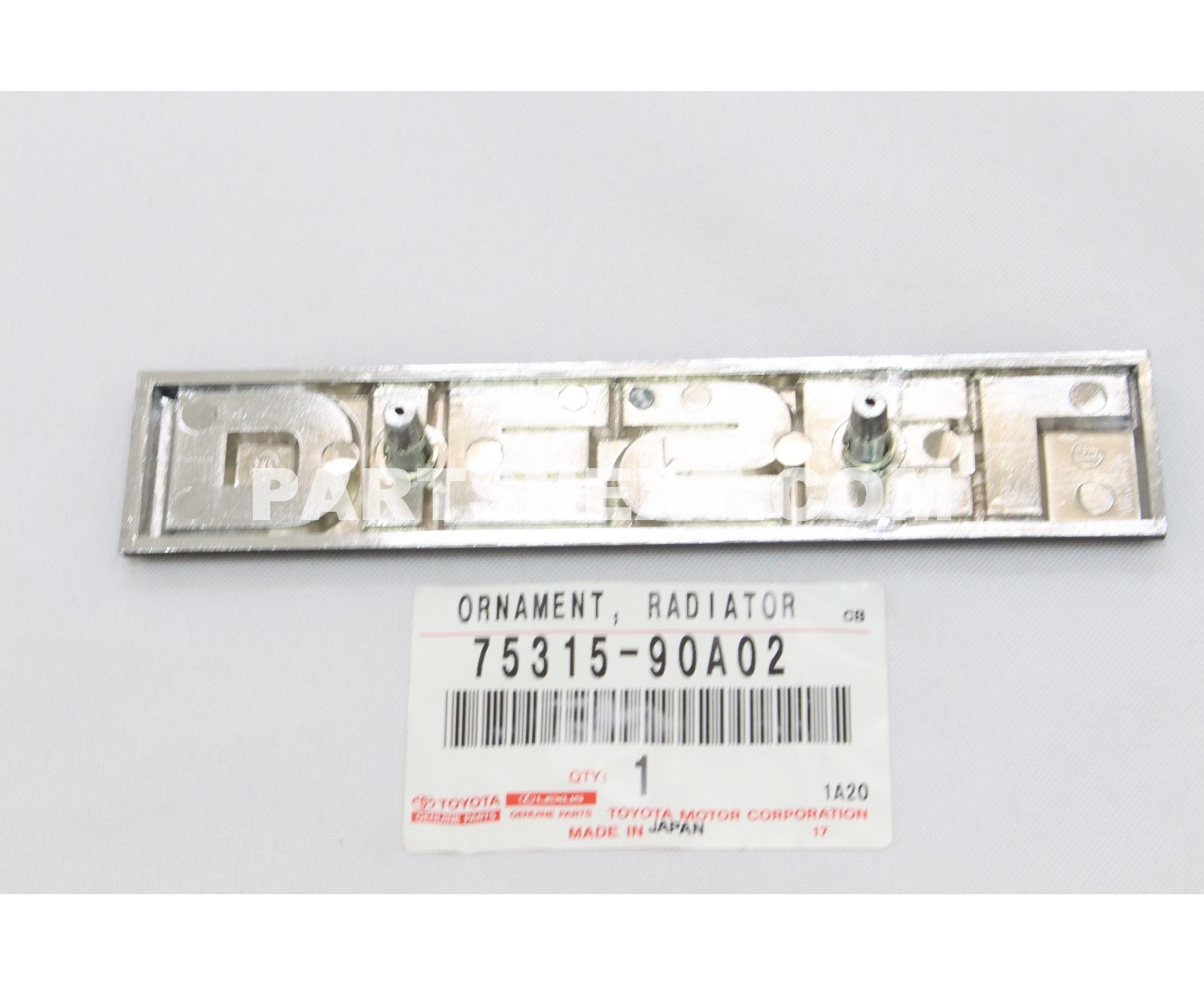 Toyota :: 75315-90A02 ORNAMENT, RADIATOR GRILLE