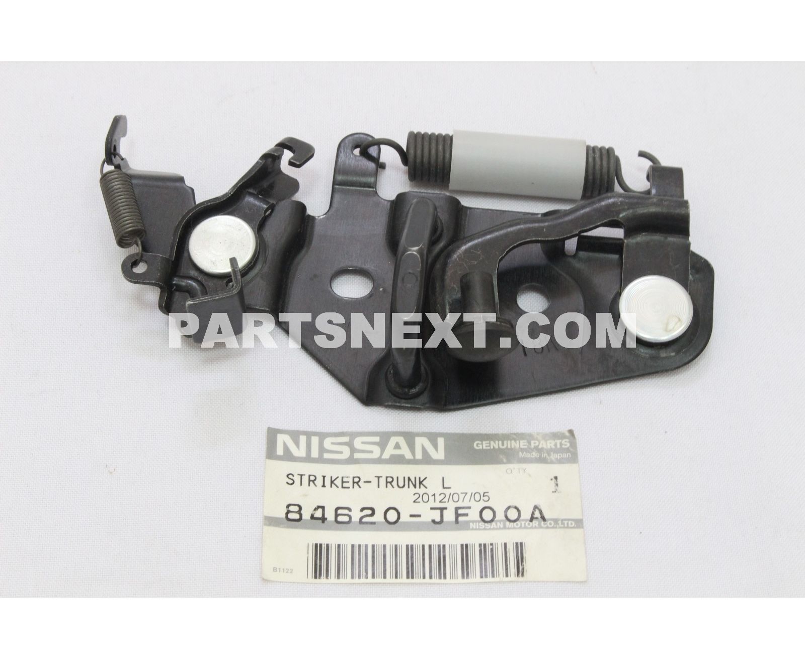 Nissan :: 84620-JF00A STRIKER ASSY-TRUNK LID LOCK