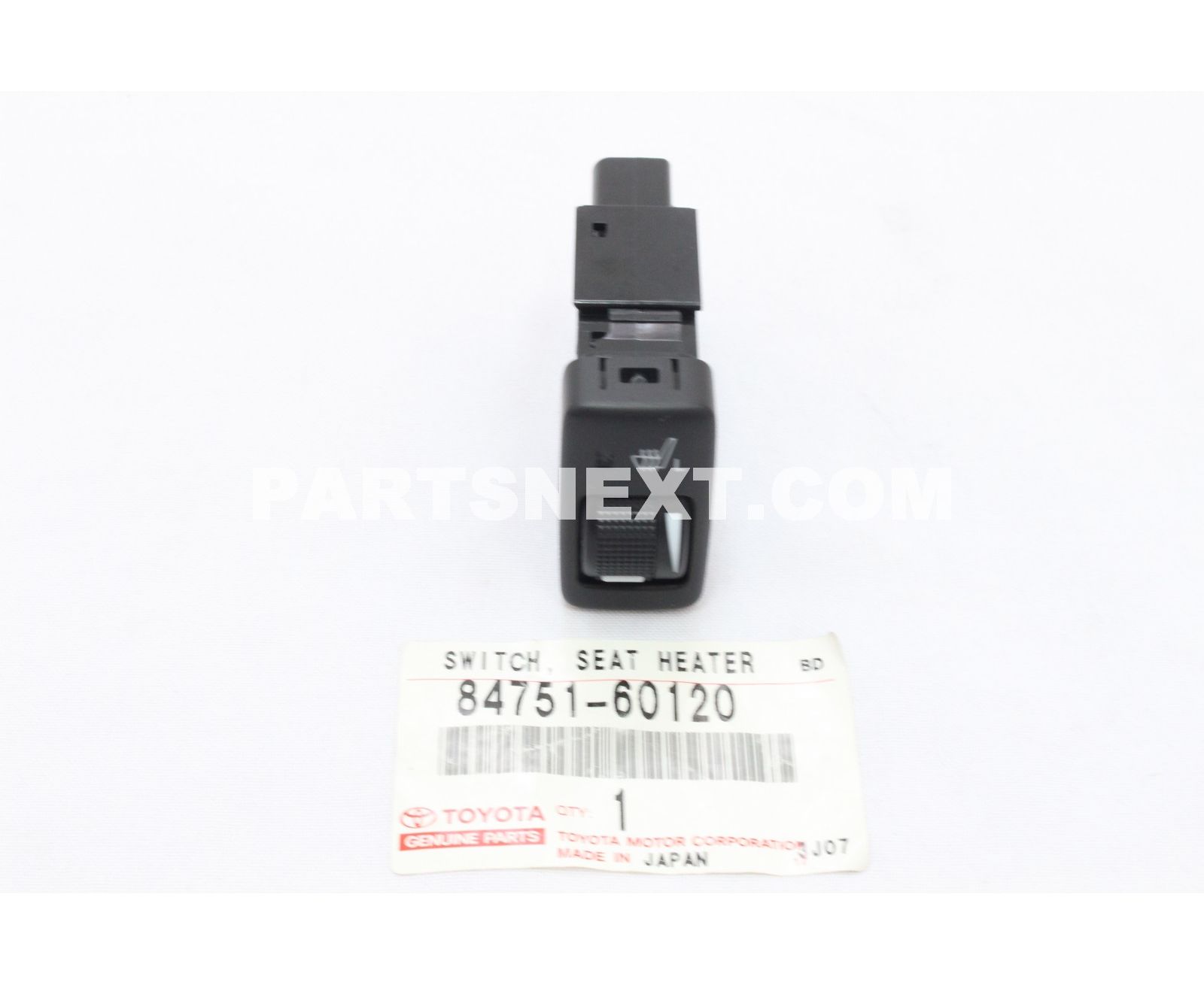 Toyota :: 84751-60120 SWITCH, SEAT HEATER