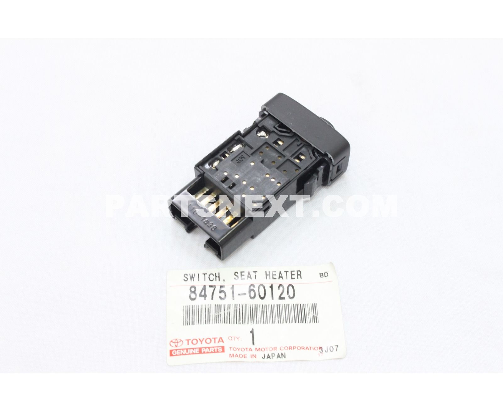 Toyota :: 84751-60120 SWITCH, SEAT HEATER